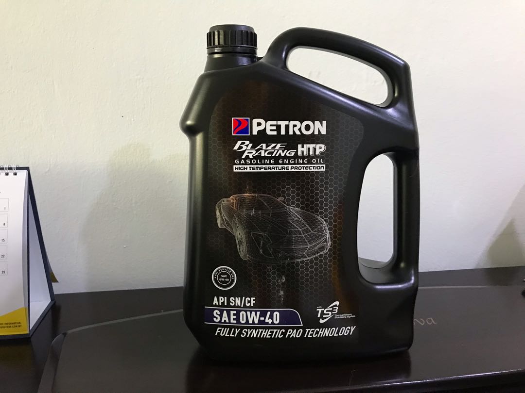 Petron Blaze Racing HTP FULLY SYNTHETIC 0W-40, Auto Accessories on ...