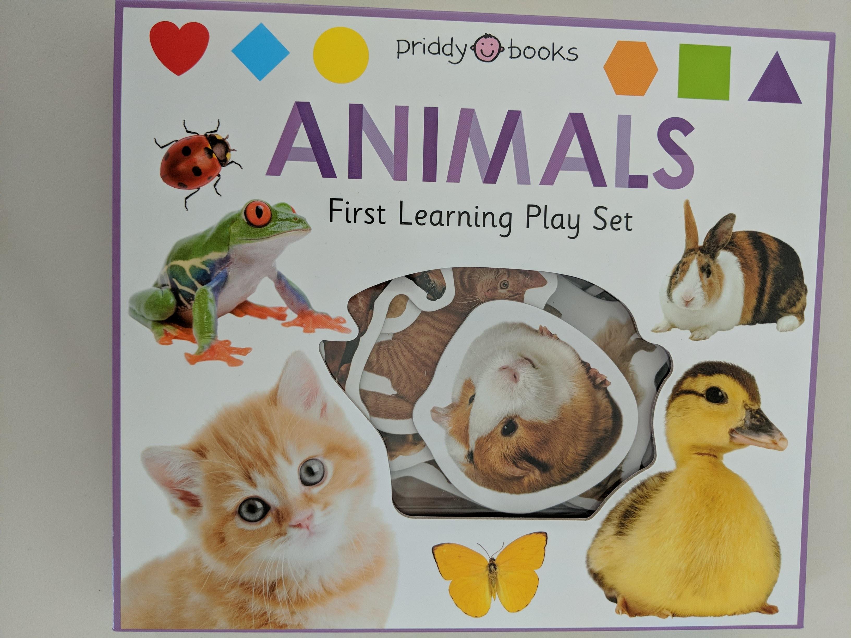 Priddy Books animals first learning play set, Hobbies & Toys, Books ...