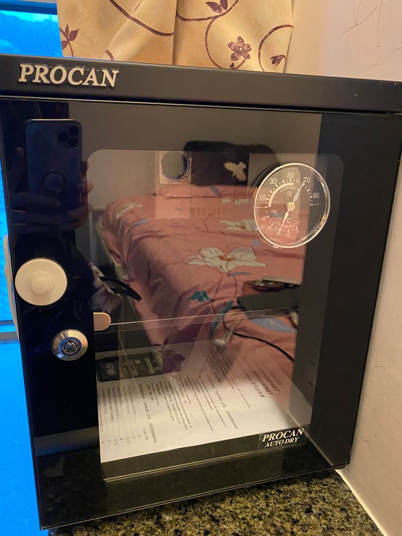 Procan dry box 全自動電子防潮箱, 攝影器材, 攝影配件, 防潮箱及儲物櫃 - Carousell