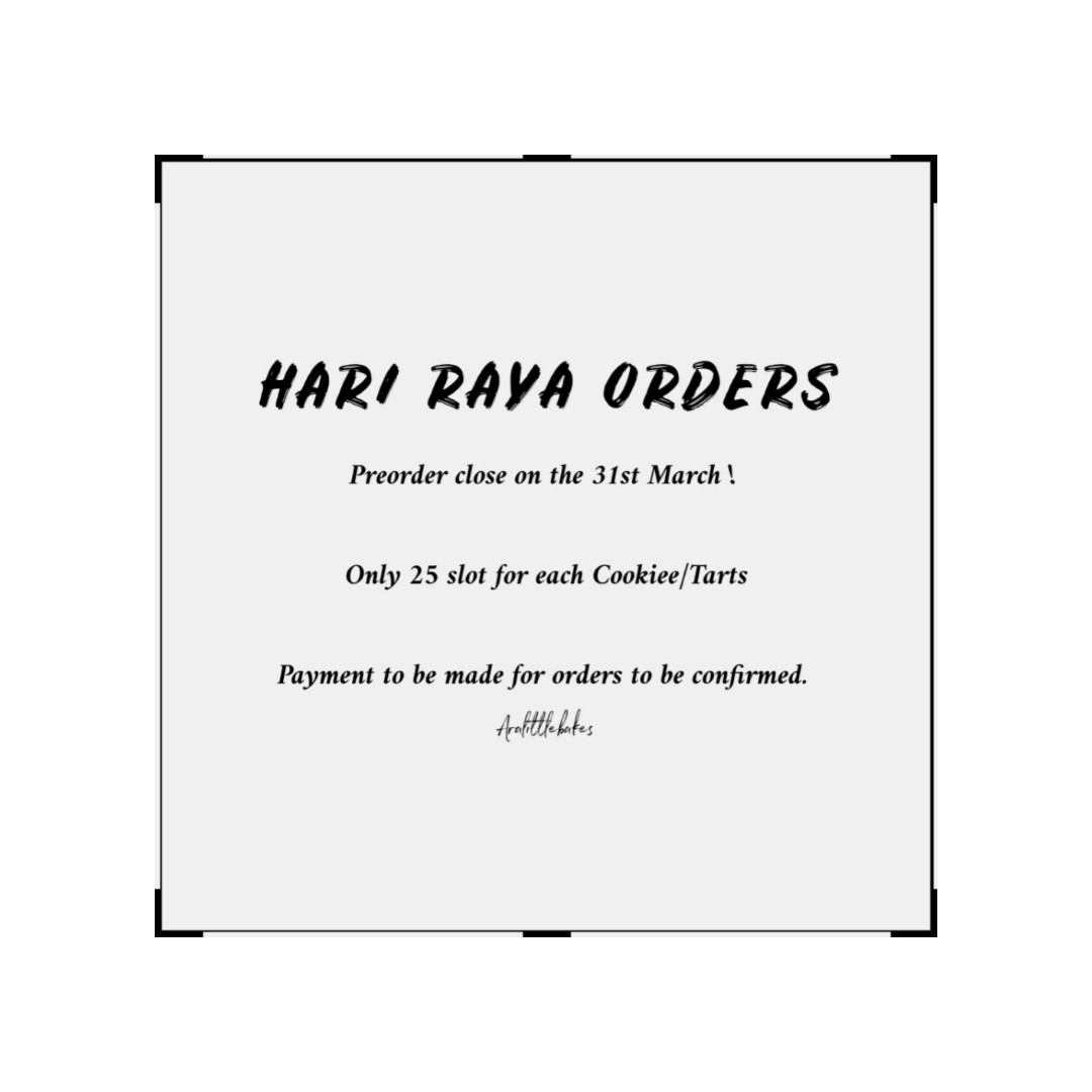 RAYA ORDERS, Food & Drinks, Packaged & Instant Food on Carousell