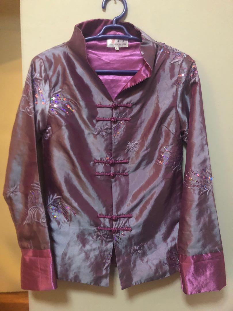Samfoo (Chinese Blouse), Women's Fashion, Tops, Blouses on Carousell