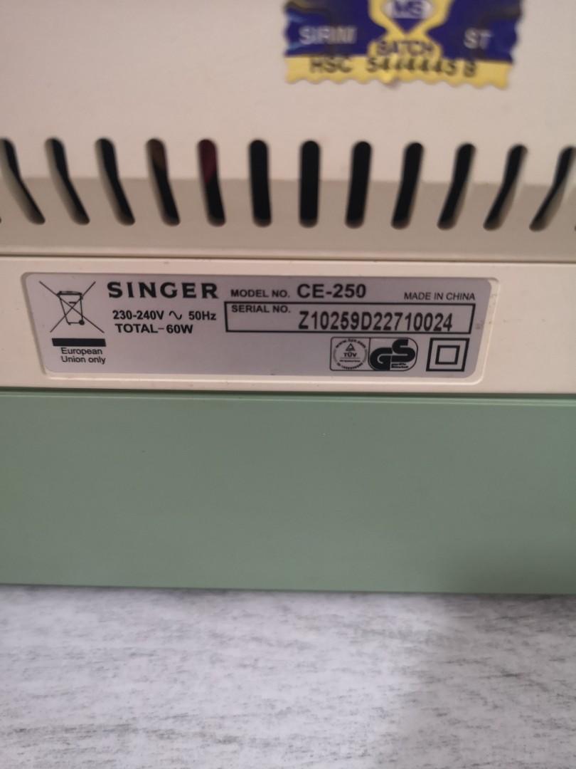 Singer Futura CE-250, Everything Else on Carousell