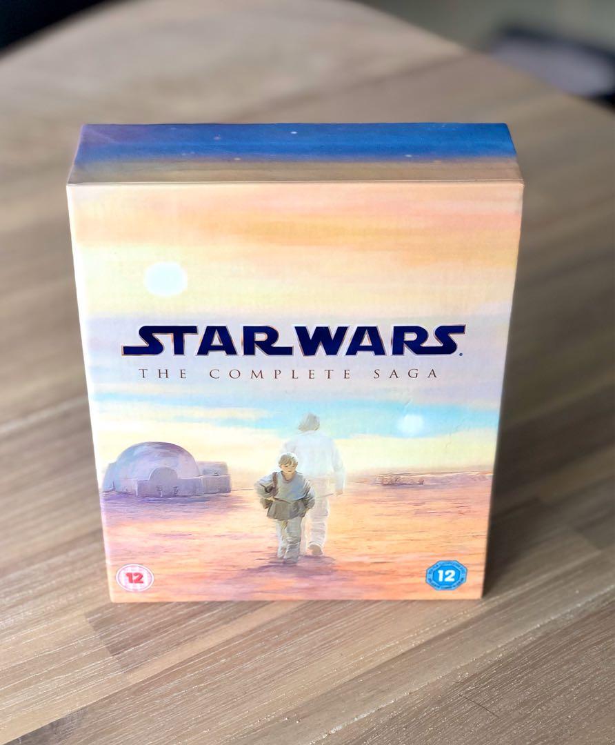 Star Wars: The Complete Saga (9-Disc Collection) Blu ray, Music & Media ...