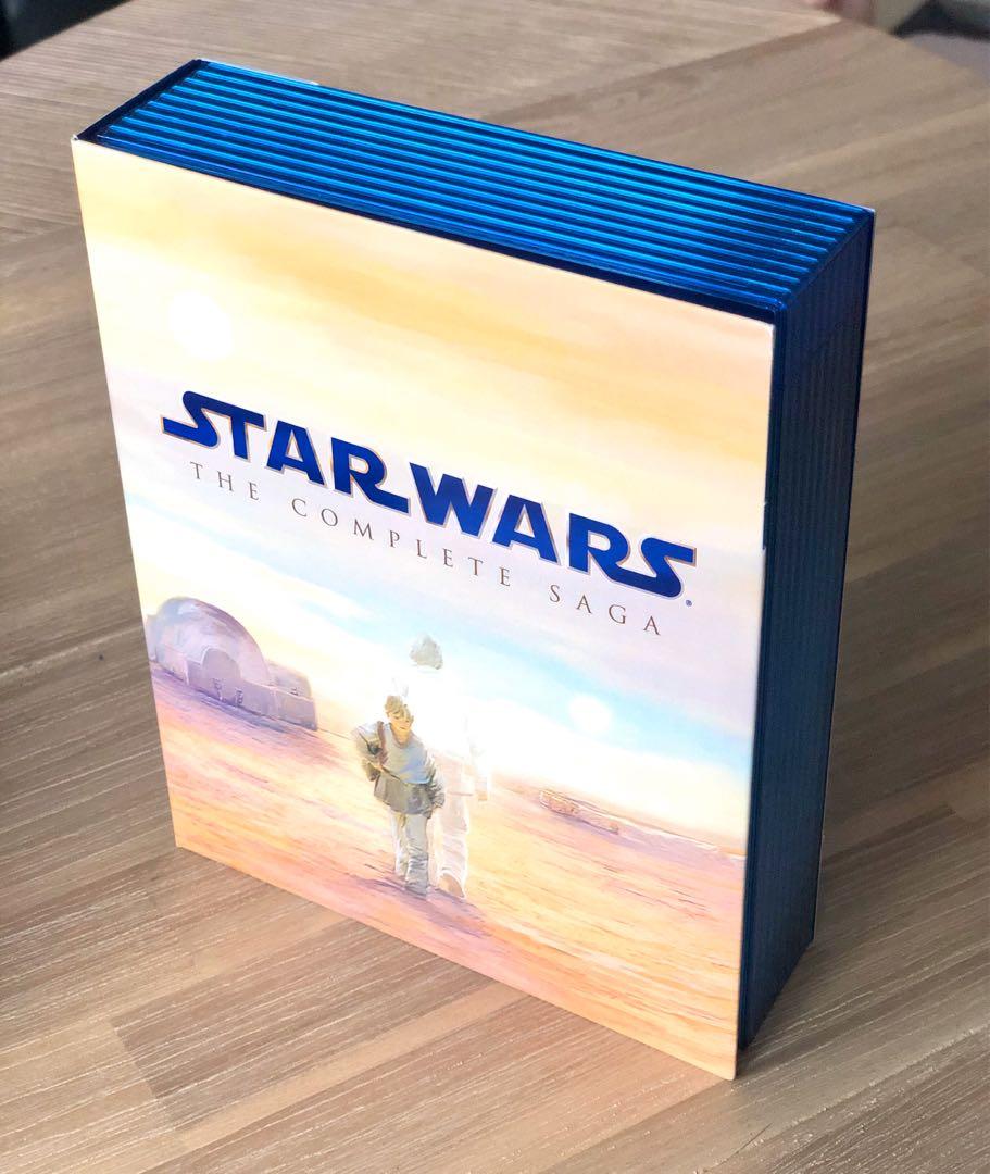 Star Wars: The Complete Saga (9-Disc Collection) Blu ray, Music & Media ...