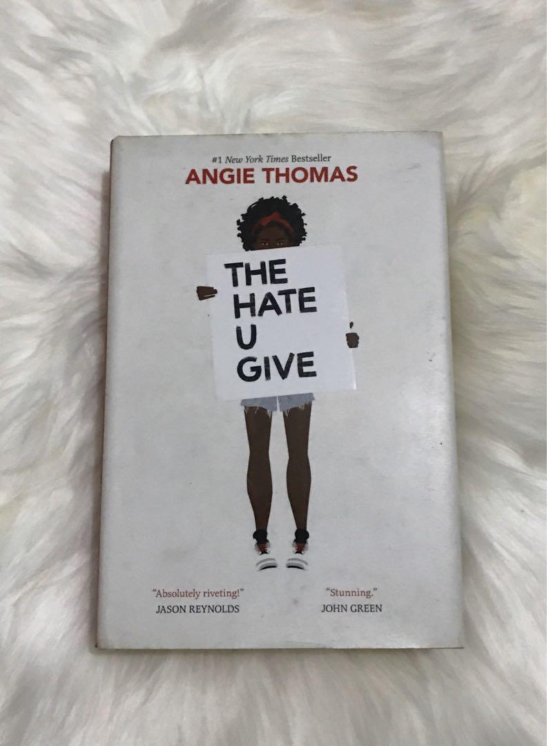 The Hate You Give by Angie Thomas, Hobbies & Toys, Books & Magazines ...