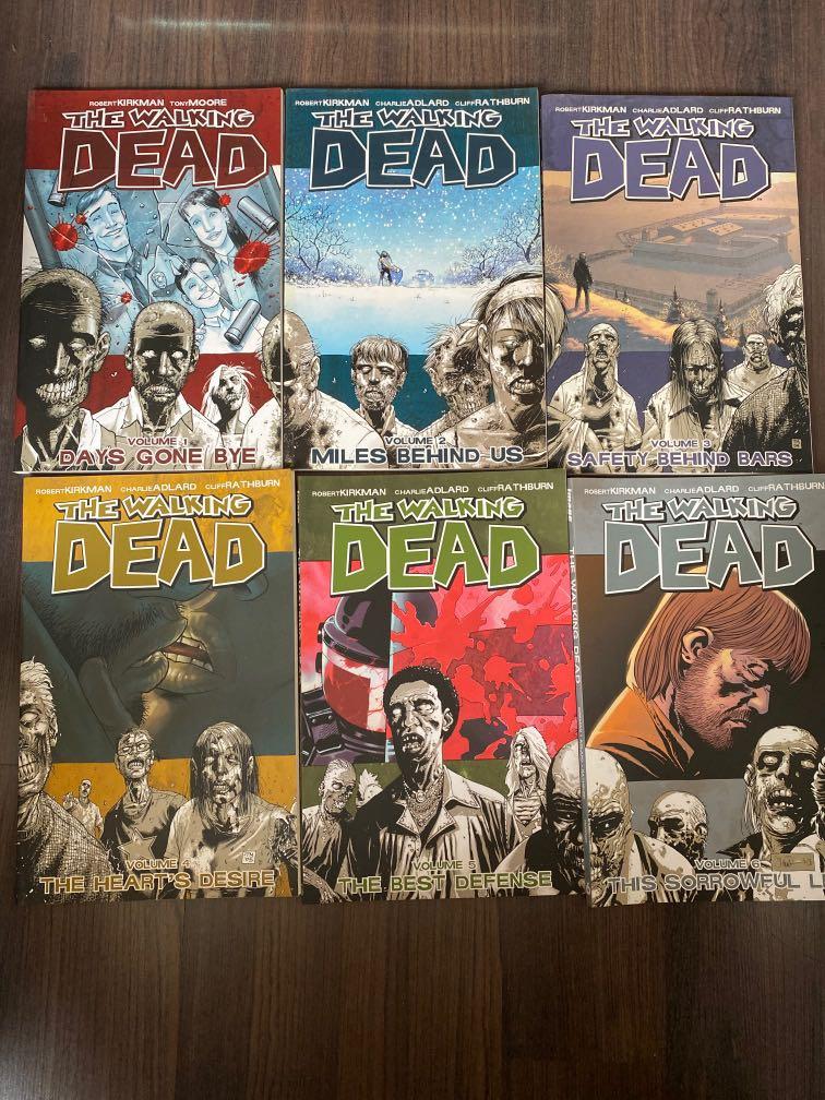 The Walking Dead Graphic Novels (Vol 1-9), Hobbies & Toys, Books ...