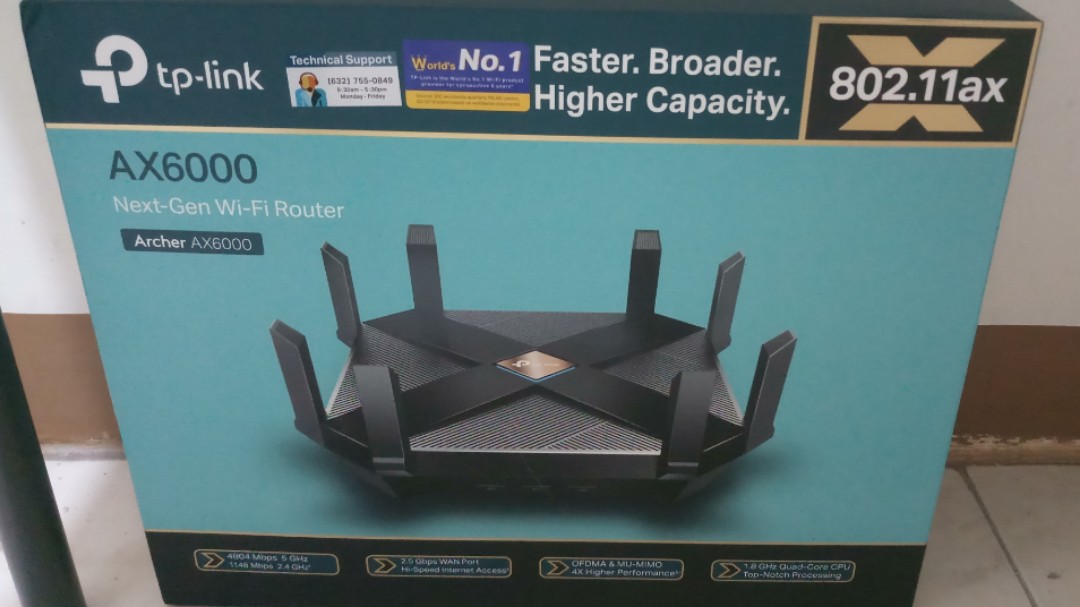 TPLink AX6000 WiFi 6 Router, Computers & Tech, Parts & Accessories ...
