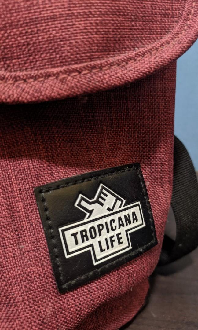 Tropicana Life Bagpack, Men's Fashion, Bags, Backpacks on Carousell