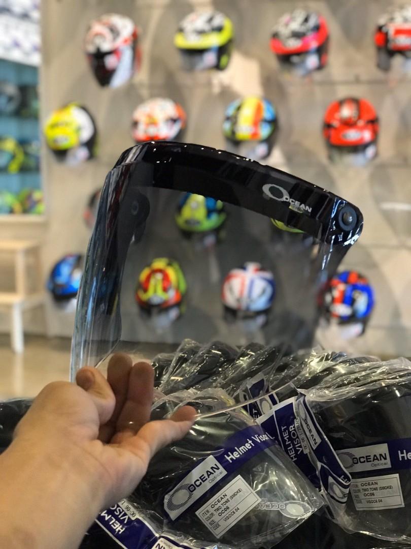 Visor Ocean For SGV Helmet, Motorbikes on Carousell