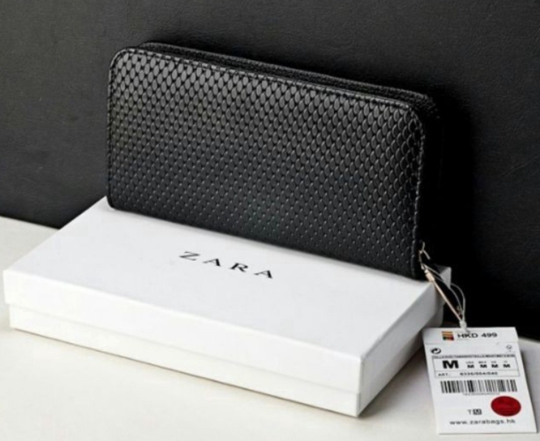 Zara Black Colour Long Wallet, Women's Fashion, Bags & Wallets, Wallets ...