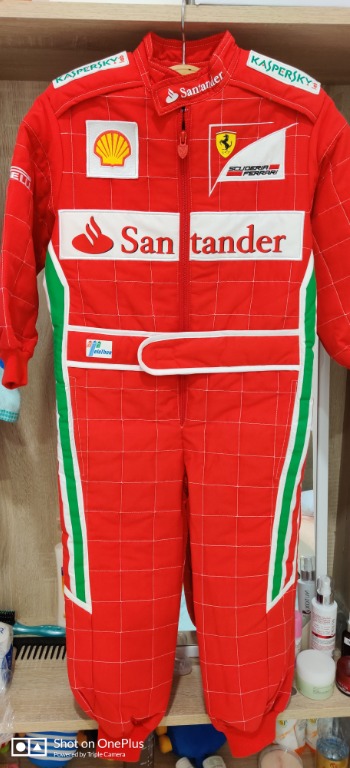 Authentic Scuderia-Ferrari F1 Overall Replica, Babies & Kids, Babies ...