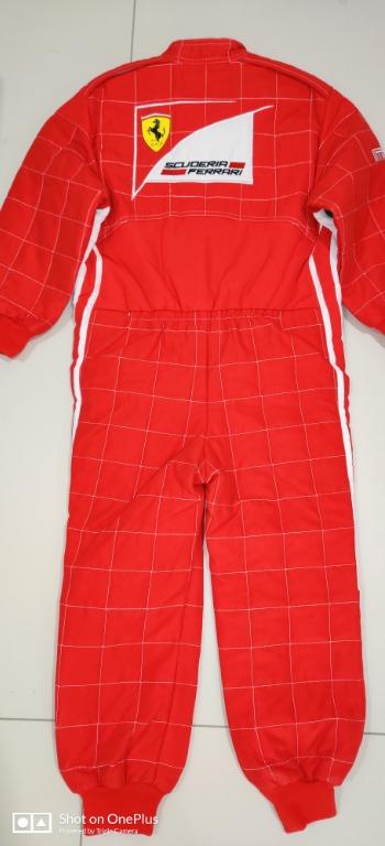 Authentic Scuderia-Ferrari F1 Overall Replica, Babies & Kids, Babies ...