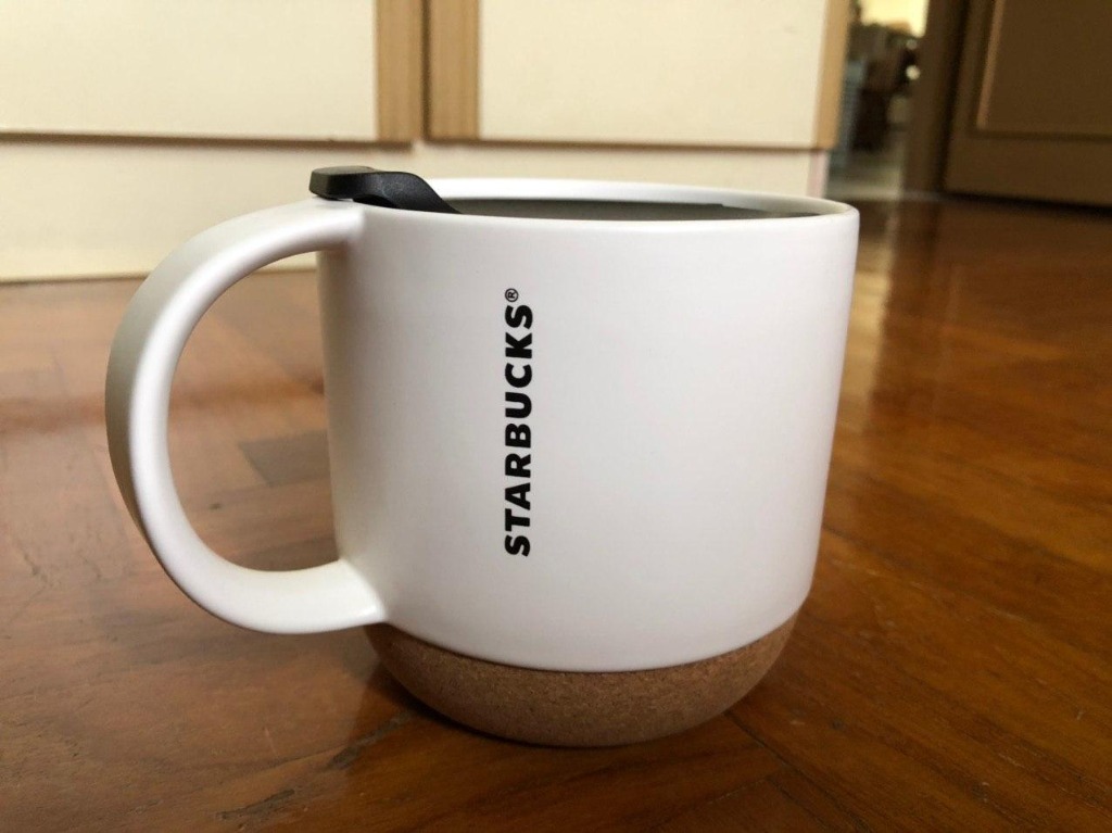 BNIB Starbucks Original Ceramic Cork Bottom Coffee Mug White, Furniture ...