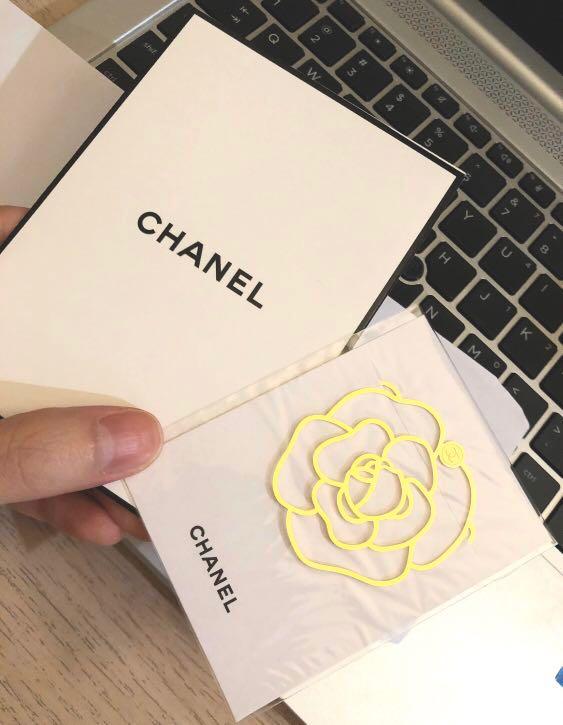 CHANEL Bookmark Gold Camillia - Limited Edition Charm, Luxury ...