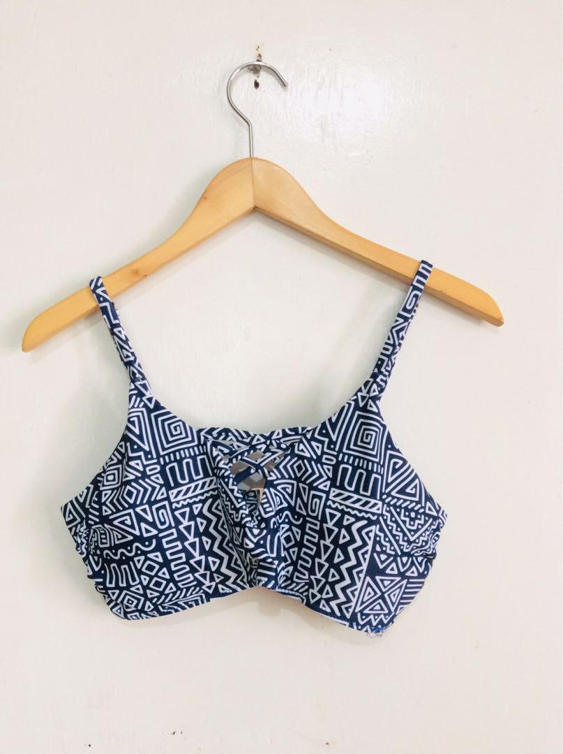 Coco Cabana Aztec Print Swimwear Top, Women's Fashion, Swimwear ...