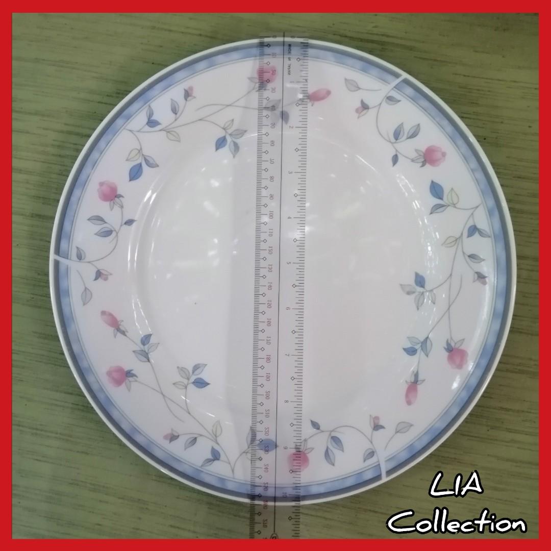 Dinnerware || Florete by Sonata Fine Porcelain Dinner Plates || 12 pc ...