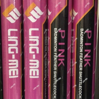 Free Shipping Ling-Mei Pink Shuttlecocks, Sports Equipment, Sports ...