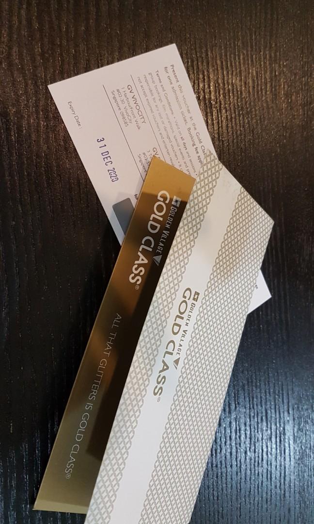 Gold class ticket (1 ticket), Hobbies & Toys, Memorabilia ...