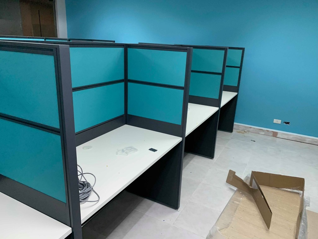 High Office Partition ( Customized ) 2 Tone Color, Furniture & Home ...