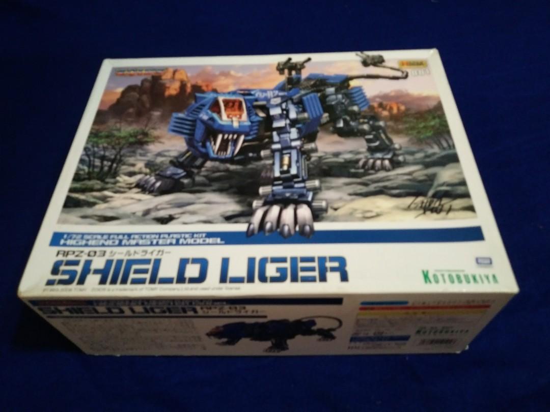 Kotobukiya Zoids HMM model kit: Shield Liger RPZ-003 HMM-001, Hobbies ...