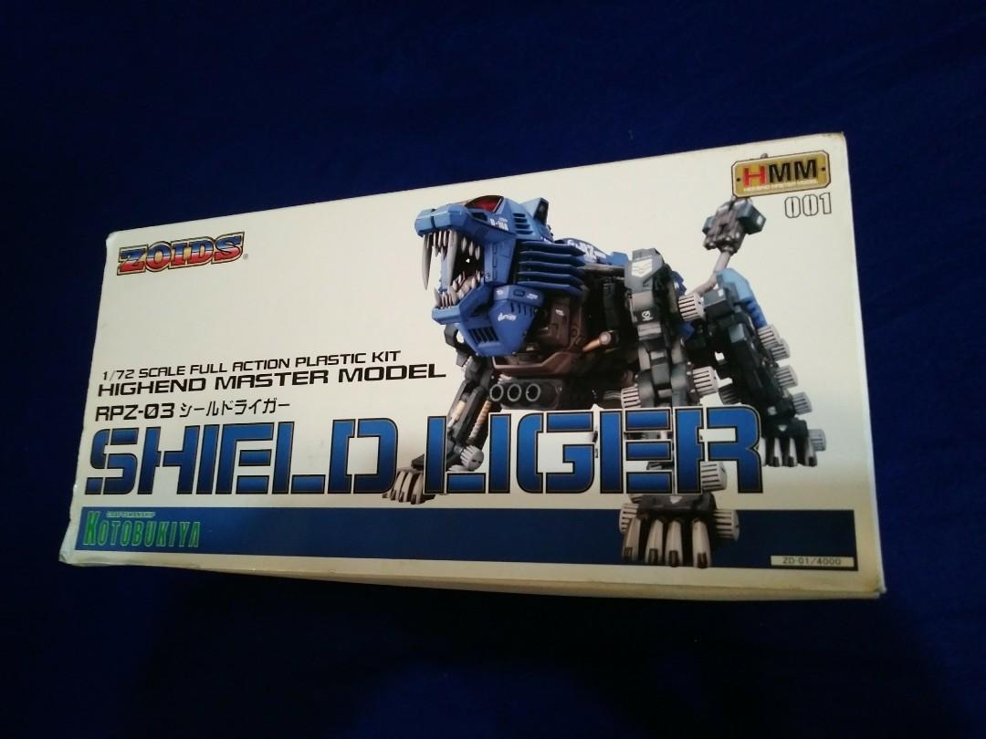 Kotobukiya Zoids HMM model kit: Shield Liger RPZ-003 HMM-001, Hobbies ...