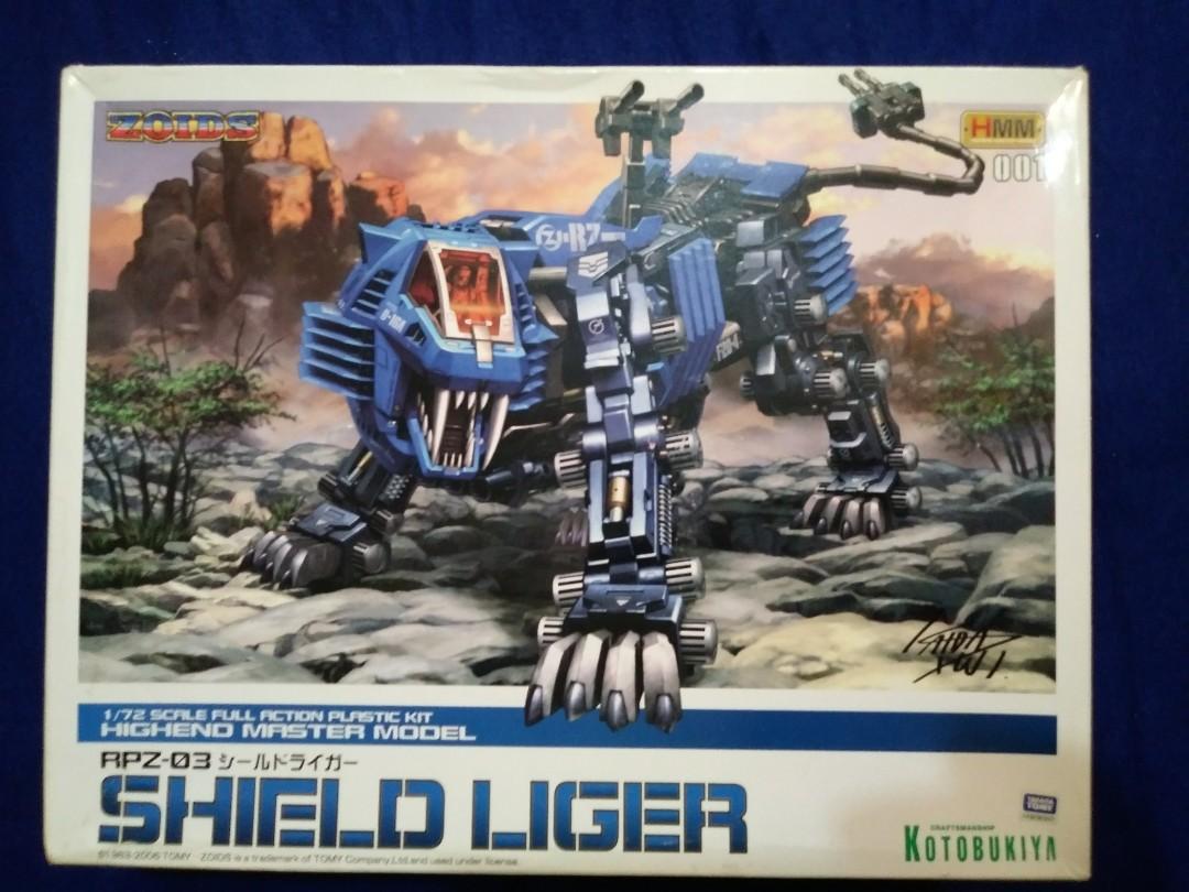 Kotobukiya Zoids HMM model kit: Shield Liger RPZ-003 HMM-001, Hobbies & Toys, Toys & Games on ...