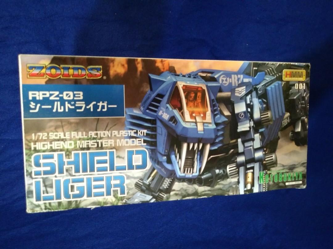 Kotobukiya Zoids HMM model kit: Shield Liger RPZ-003 HMM-001, Hobbies ...