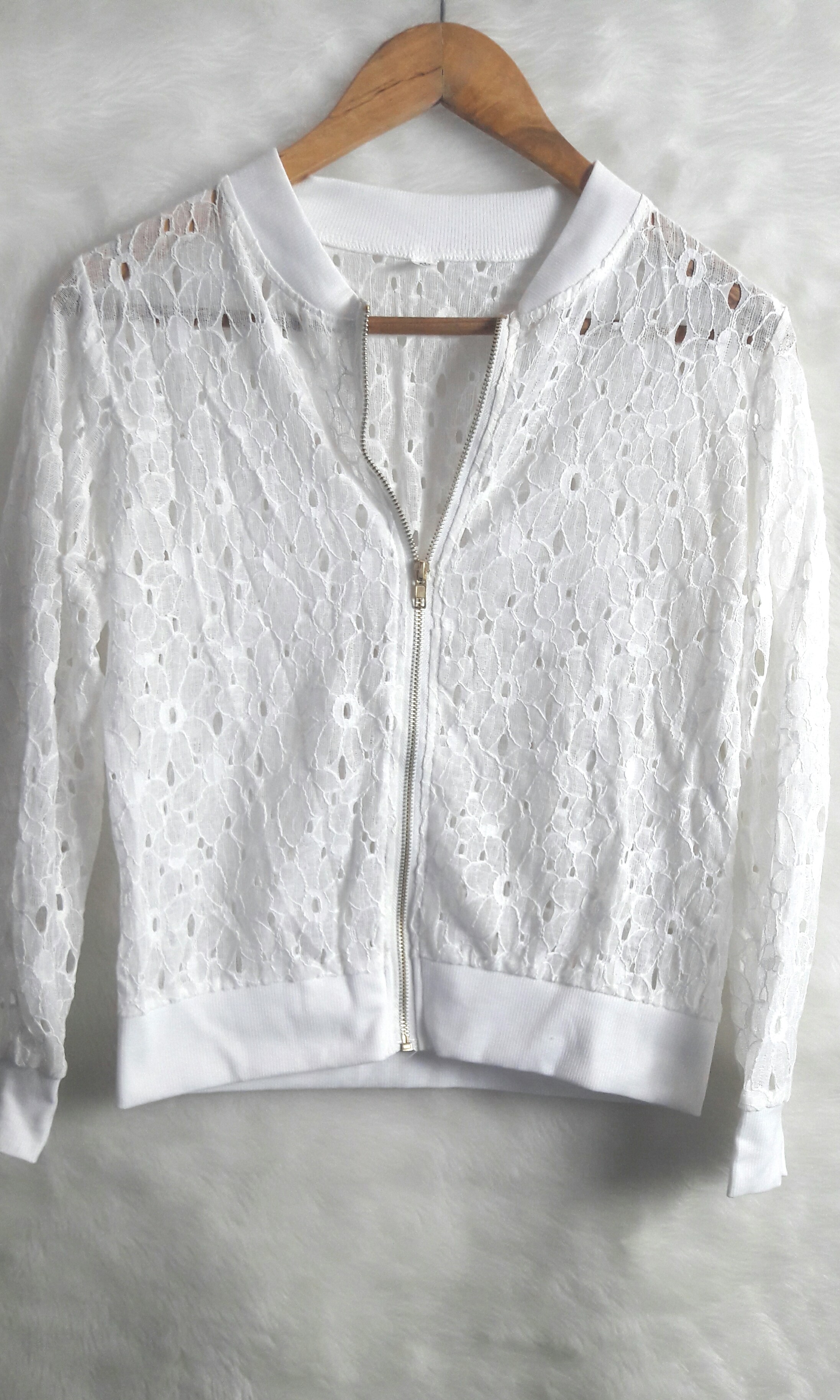 Lace Jacket, Women's Fashion, Coats, Jackets and Outerwear on Carousell