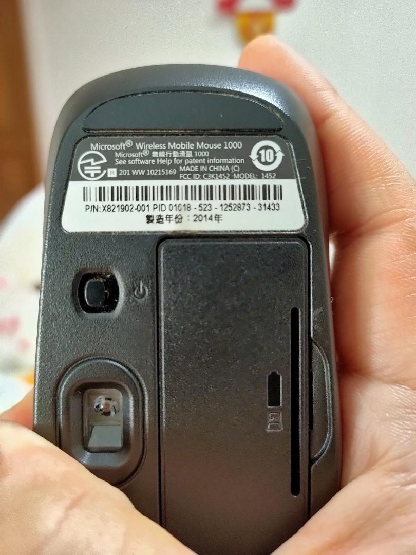Microsoft Wireless Mobile Mouse 1000, Computers & Tech, Parts ...