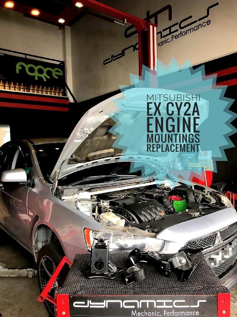 Mitsubishi EX CY2/CY4 & Lancer CS3 : Engine Mountings Replacement, Car ...