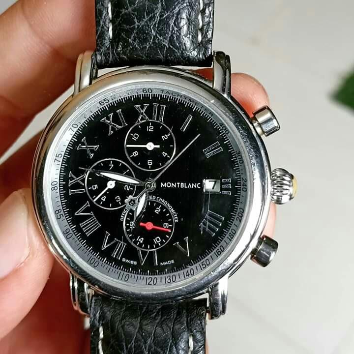 MONTBLANC automatic watch, Fesyen Pria, Jam Tangan di Carousell