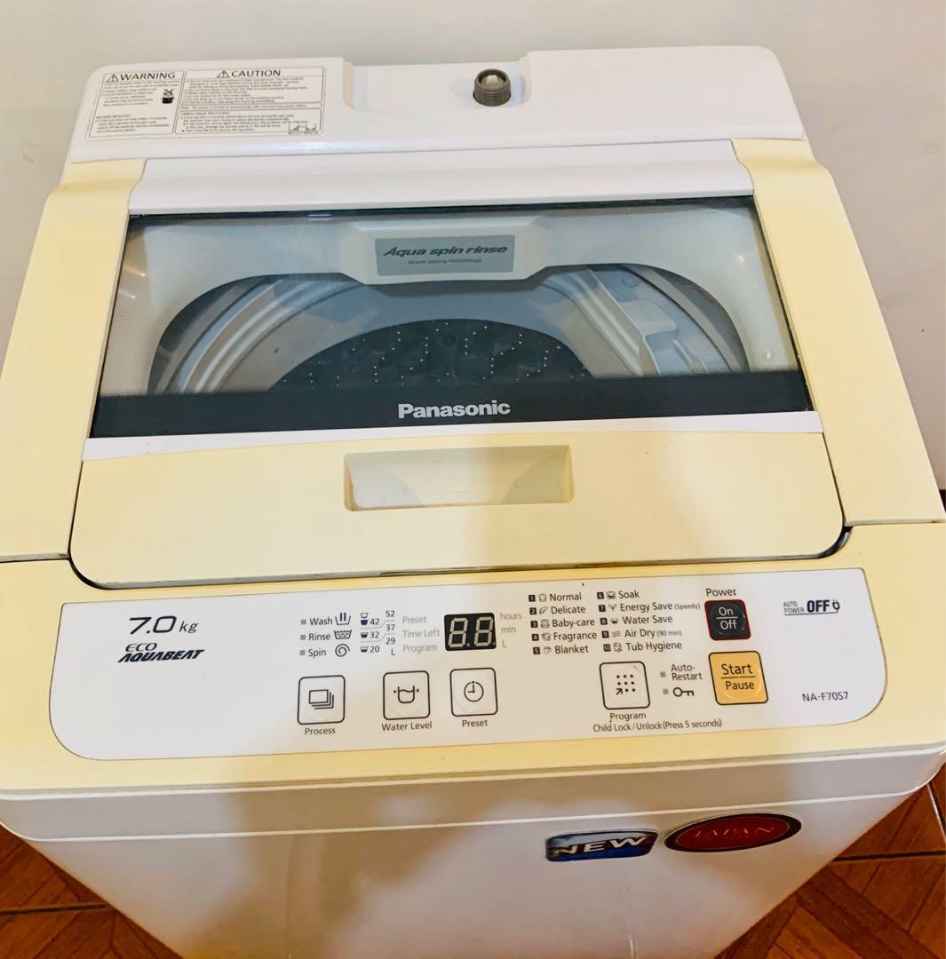 Panasonic Automatic Washing Machine 7.0 kg, TV & Home Appliances ...