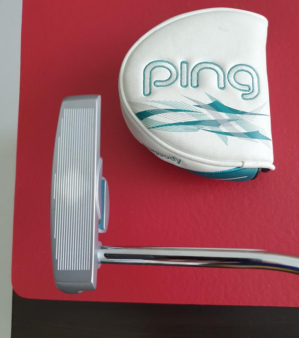 PING RHAPSODY LADIES CRAZE-E PUTTER RH, Sports Equipment, Sports ...