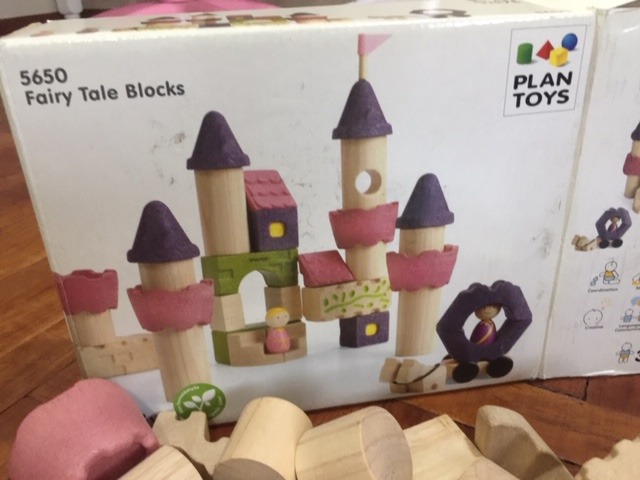 Plan Toys Fairy Tale Blocks, Babies & Kids, Infant Playtime on Carousell