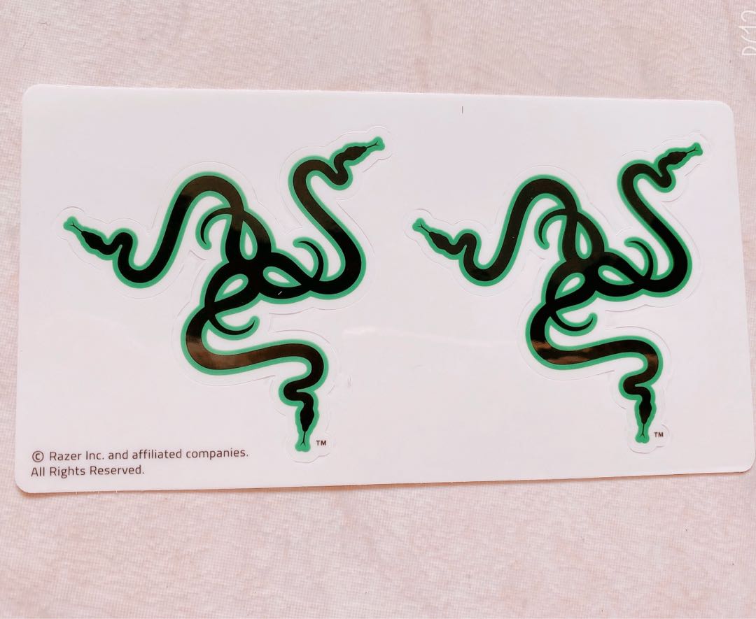 Razer logo sticker / decal, Computers & Tech, Parts & Accessories ...