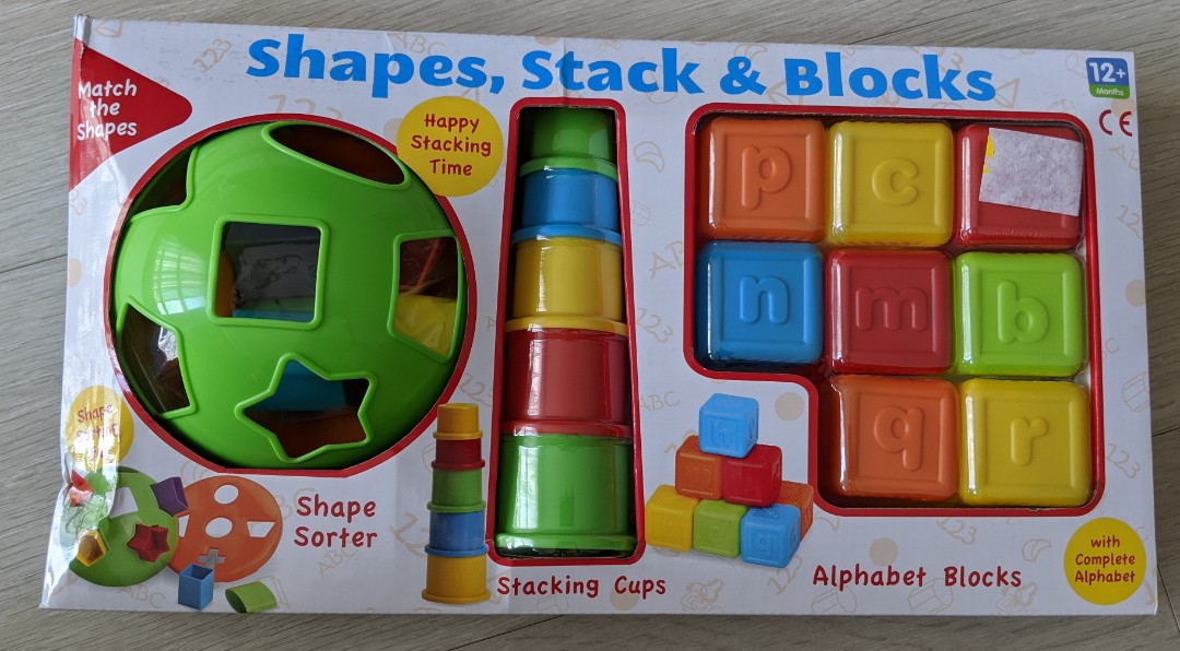 Shapes, stack and Blocks, Hobbies & Toys, Toys & Games on Carousell