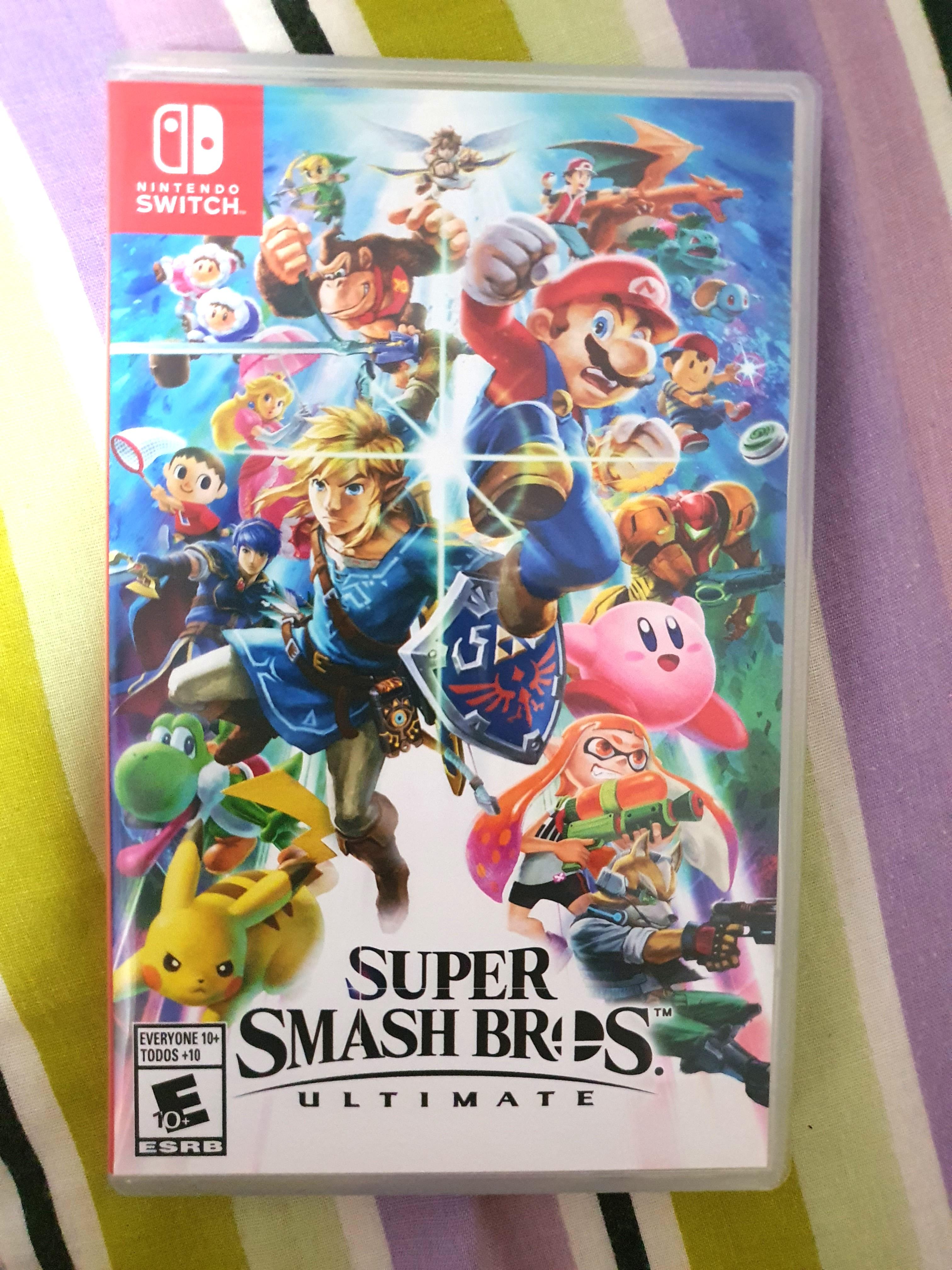 Super Smash Bros Ultimate (SSBU) - Nintendo Switch, Video Gaming, Video ...