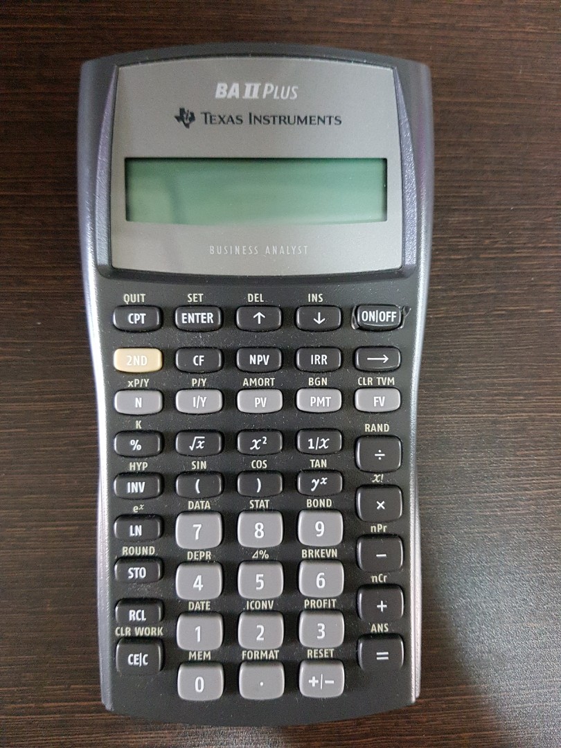 Texas Instruments BA II Plus Financial Calculator, Hobbies & Toys ...