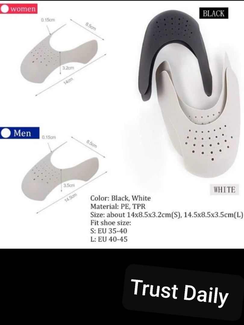 Toe crease preventer, Men's Fashion, Footwear, Shoe inserts ...