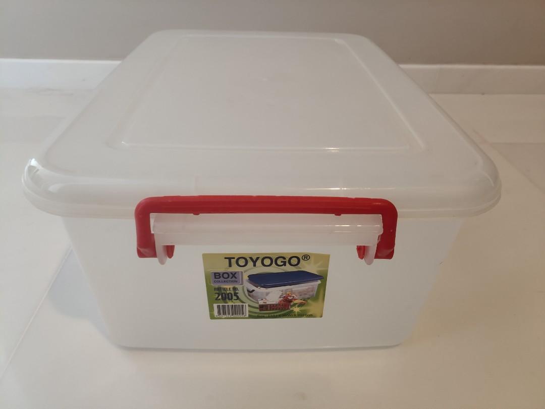 Toyogo Plastic Storage Box 2005 Model 4 pieces available, Furniture ...