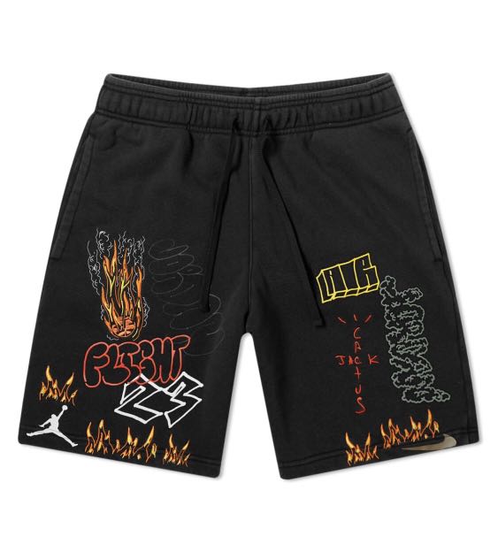 Travis Scott Shorts, Men's Fashion, Bottoms, Shorts on Carousell