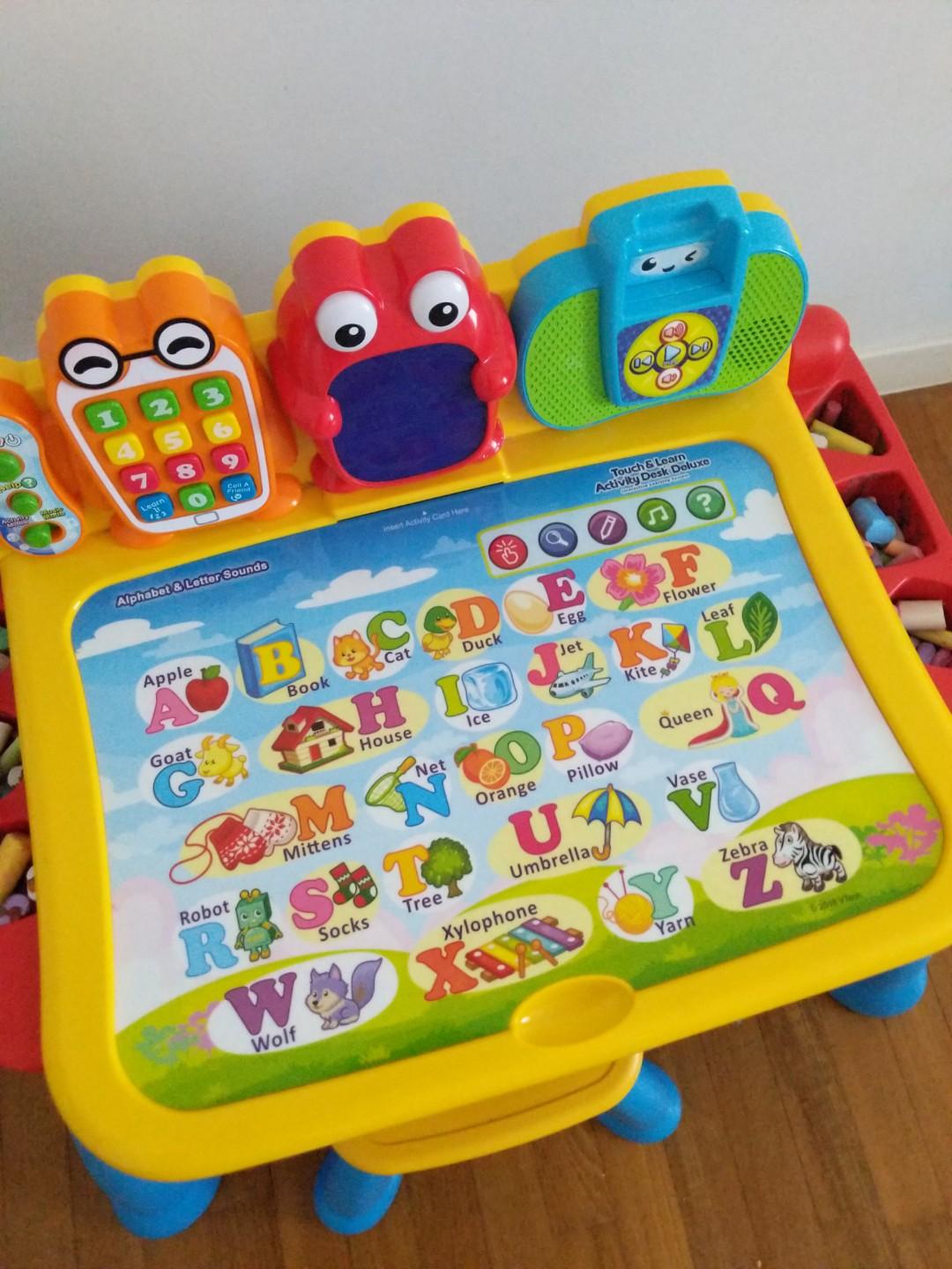 VTech touch and learn activity desk, Babies & Kids, Infant Playtime on ...