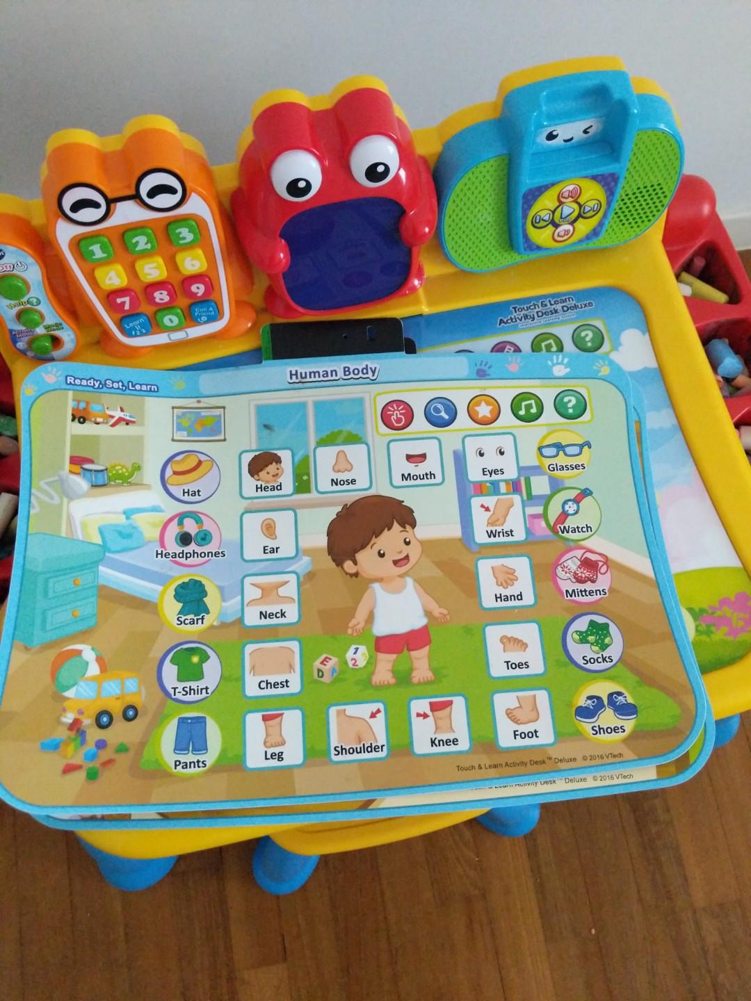 VTech touch and learn activity desk, Babies & Kids, Infant Playtime on ...