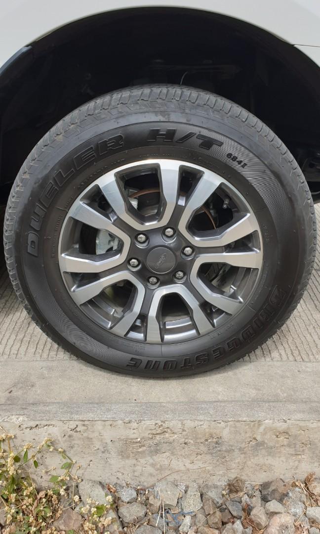 2019 Ranger Wildtrak Rims with Bridgestone Tires PCD 139, Car Parts ...