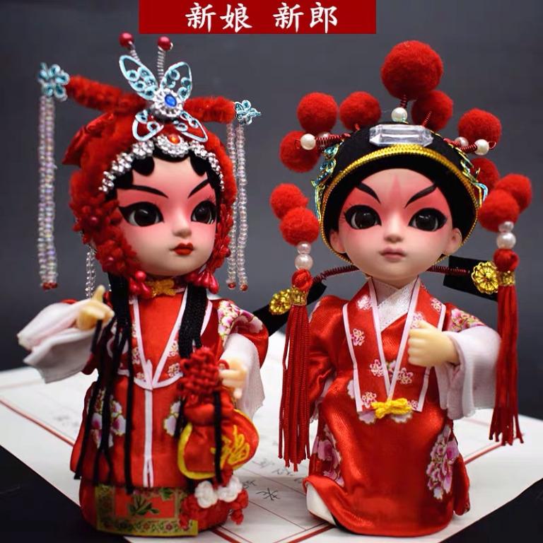 Beijing Opera Ancient China Historical Characters Display Dolls ...