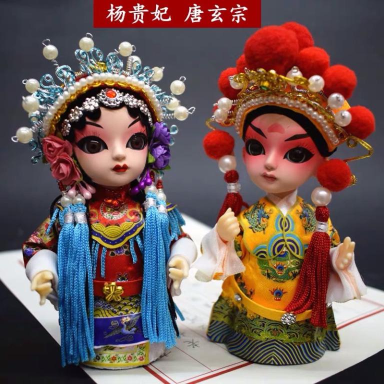 Beijing Opera Ancient China Historical Characters Display Dolls ...
