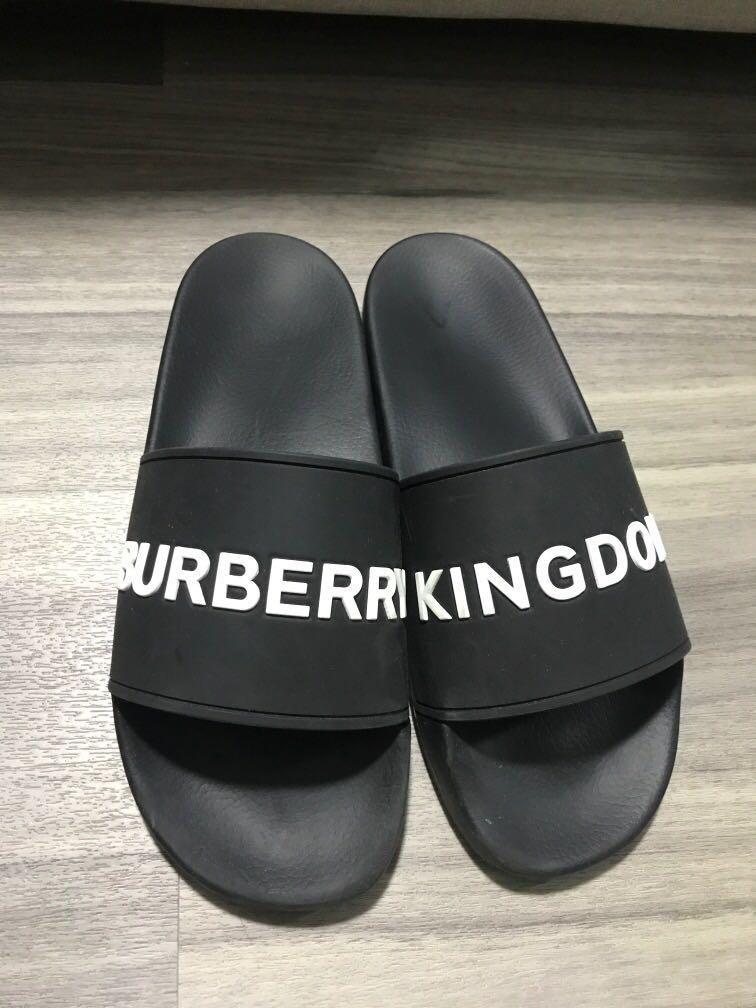 Burberry Slippers, Luxury, Sneakers & Footwear on Carousell