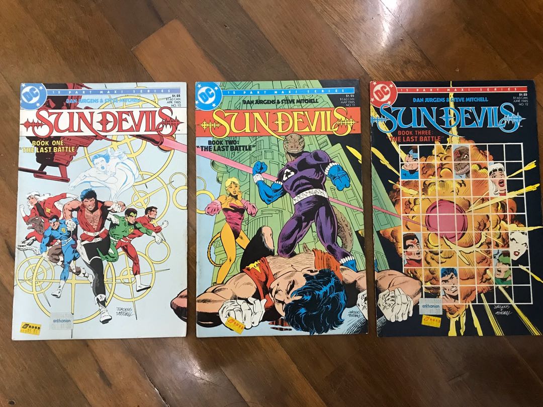 DC Sundevils: Vintage Comic Apr, May, June 1985, Hobbies & Toys, Books ...