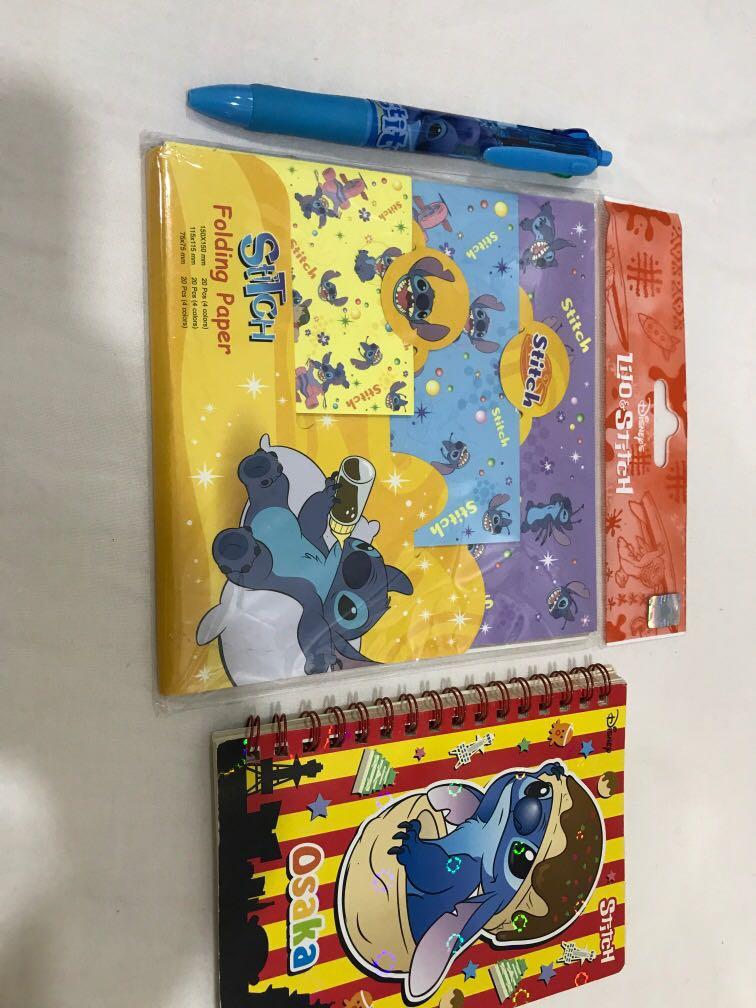 Disney stitch stationery set, Hobbies & Toys, Stationery & Craft ...