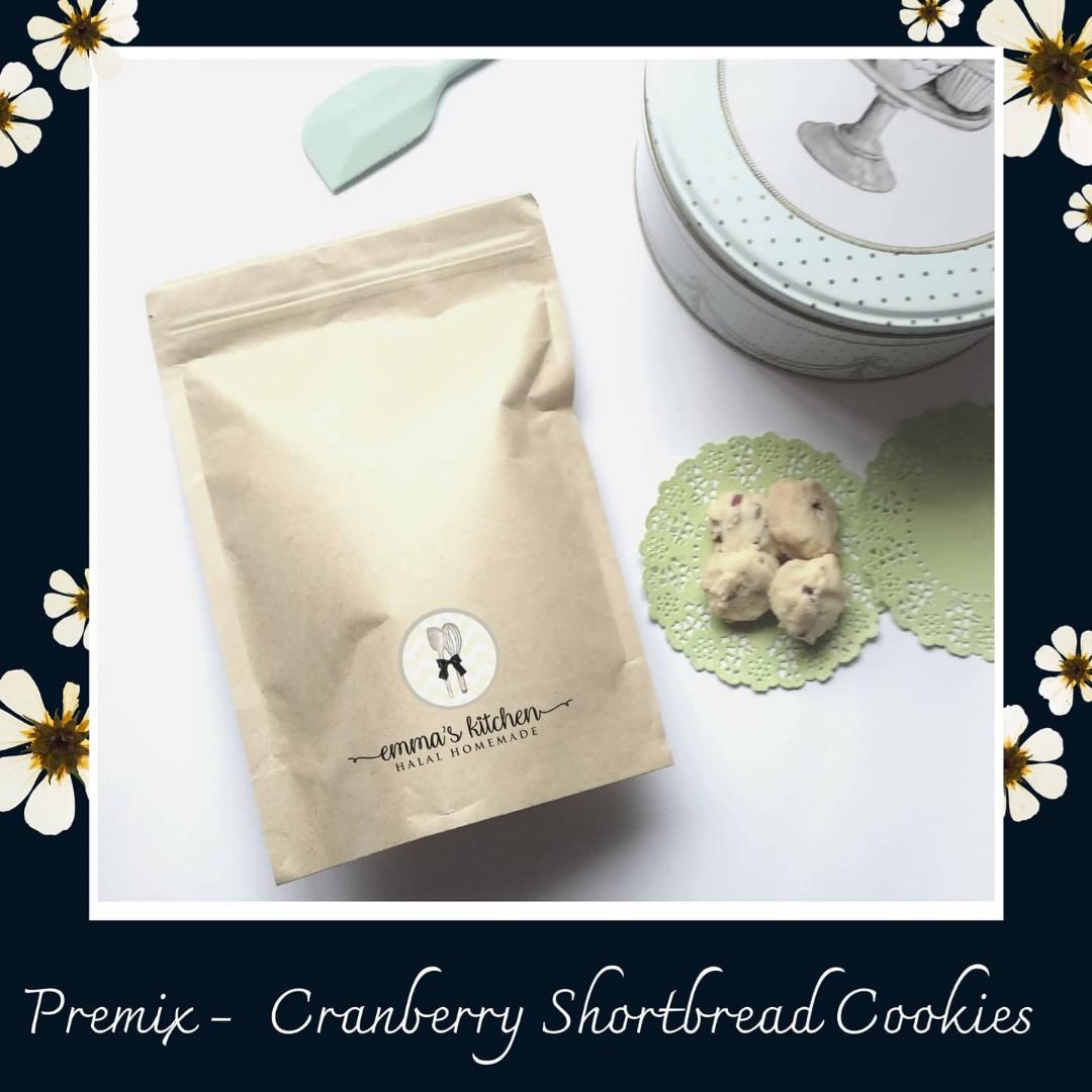 Hari Raya Cookies Preorder - Cranberry Shortbread Cookies (Halal Muslim ...